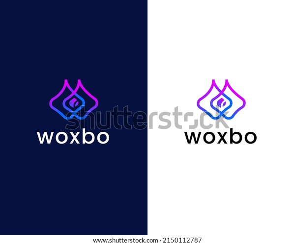 Letter W Box Logo Design Template Stock Vector (Royalty Free ...