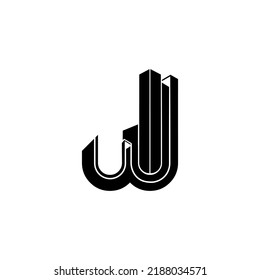 Letter W Building Logo Design Vector Stock Vector (Royalty Free ...