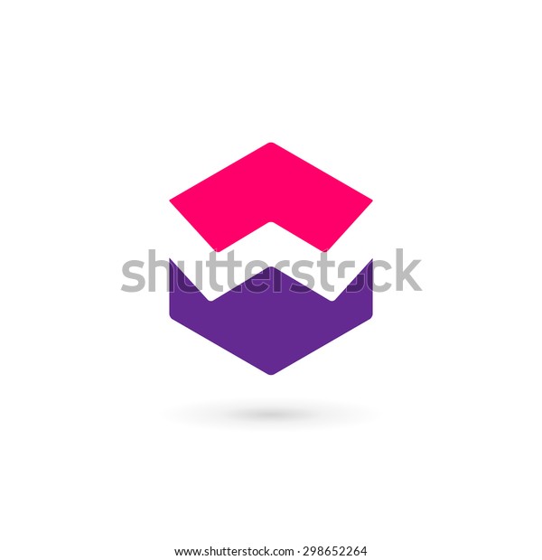 Letter W Cube Logo Icon Design Stock Vector (Royalty Free) 298652264 ...