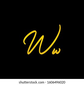 434 Cursive letter w Images, Stock Photos & Vectors | Shutterstock
