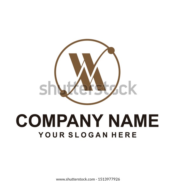 Letter W M Logo Vector Stock Vector (Royalty Free) 1513977926 ...