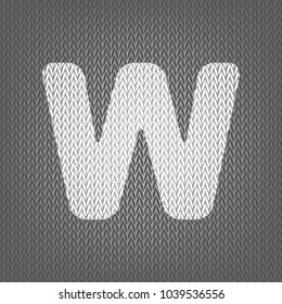 Letter W Sign Design Template Element Stock Vector (Royalty Free ...