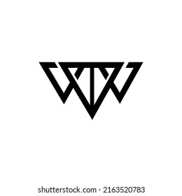 Letter Wvt Logo Initial Logo Stock Vector (Royalty Free) 2163520783 ...