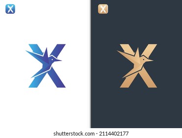691 X bird logo Images, Stock Photos & Vectors | Shutterstock