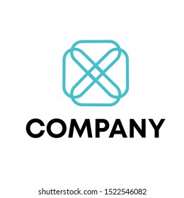 Letter X Box Logo Design Vector Stock Vector (Royalty Free) 1522546082 ...