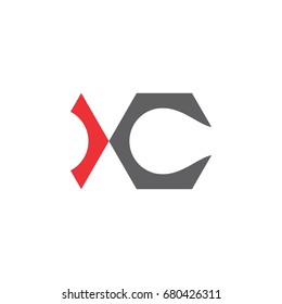 Letter X C Logo Stock Vector (Royalty Free) 680426311 | Shutterstock