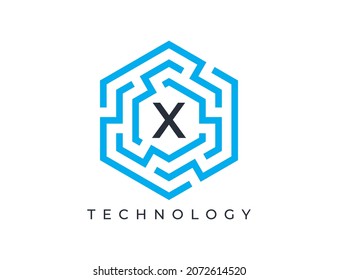 4,600 Hexagon x logo Images, Stock Photos & Vectors | Shutterstock