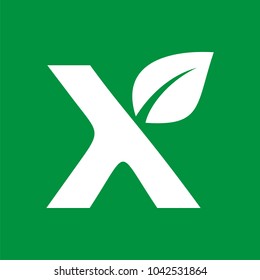 4,279 X Leaf Logo Images, Stock Photos & Vectors | Shutterstock