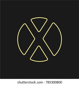 Letter X Logo Line Stock Vector (Royalty Free) 785300800 | Shutterstock