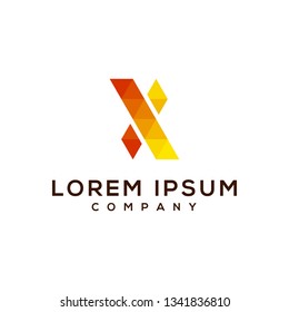 Letter X Pixel Logo Vector Stock Vector (Royalty Free) 1341836810 ...