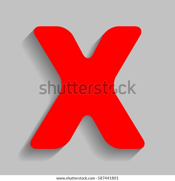 Letter X Sign Design Template Element Stock Vector (Royalty Free ...