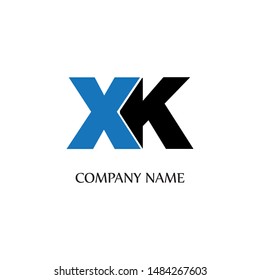 Letter Xk New Logo Vector Stock Vector (Royalty Free) 1484267603 ...