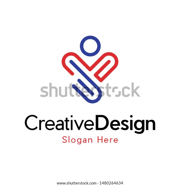 Letter Y Human Life Creative Business Stock Vector (Royalty Free ...