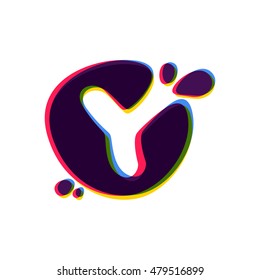 Letter Y Logo Color Shift Font Stock Vector (Royalty Free) 479516899 ...