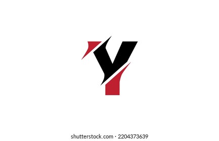 Letter Y Logo Design Initial Letter Stock Vector (Royalty Free ...