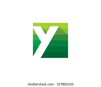 Letter Y Square Shadow Logo Design Stock Vector (Royalty Free ...