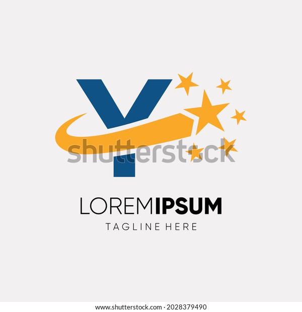 Letter Y Star Logo Design Vector Stock Vector (Royalty Free) 2028379490 ...