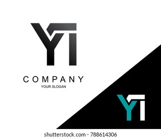 Letter Yi Logo Icon Design Template Stock Vector (Royalty Free ...