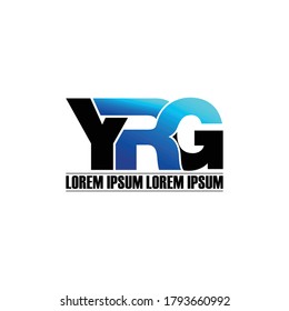 Letter Yrg Monogram Logo Design Stock Vector (Royalty Free) 1793660992 ...