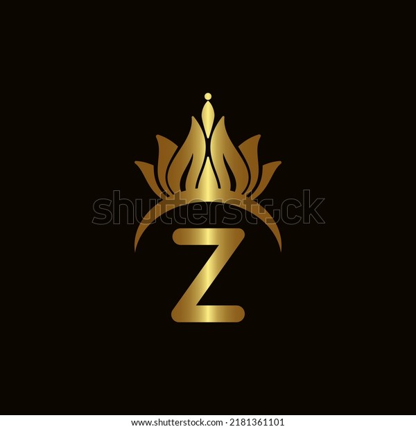 Letter Z Crown Logo Crown Logo Stock Vector (Royalty Free) 2181361101 ...
