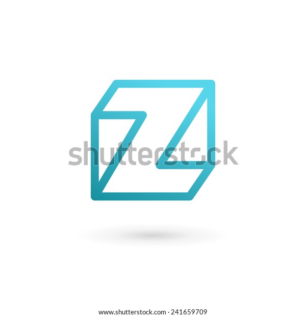 Letter Z Number 2 Cube Logo Stock Vector (Royalty Free) 241659709 ...
