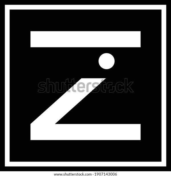 Letter Z Square Box Logo Design Stock Vector (Royalty Free) 1907143006 ...