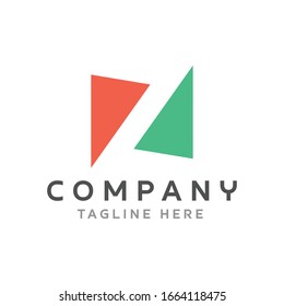 Letter Z Triangle Simple Logo Design Stock Vector (Royalty Free ...