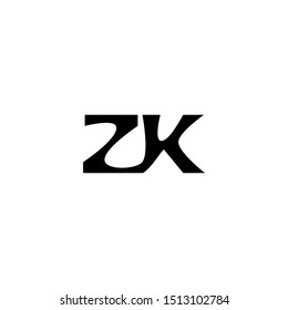 Letter Zk New Logo Vector Stock Vector (Royalty Free) 1513102784 ...