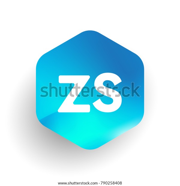 Letter Zs Logo Hexagon Shape Colorful Stock Vector (Royalty Free ...