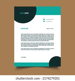 Letterhead Design Template Ads Eps Stock Vector (Royalty Free ...