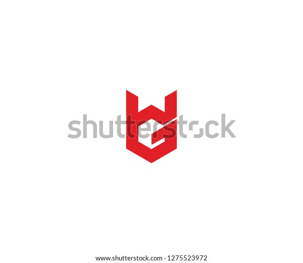 Lettermark G Gw Wg Logo Design Stock Vector (Royalty Free) 1275523972 ...