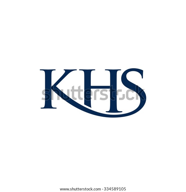 lettermark of k, h, and s. logo template.