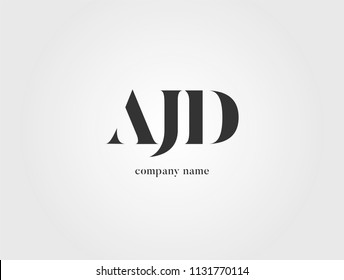 Letters Ajd J D Logo Icon Stock Vector (Royalty Free) 1131770114 ...