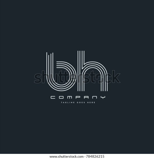 Letters B H Joint Logo Icon Stock Vector (Royalty Free) 784826215