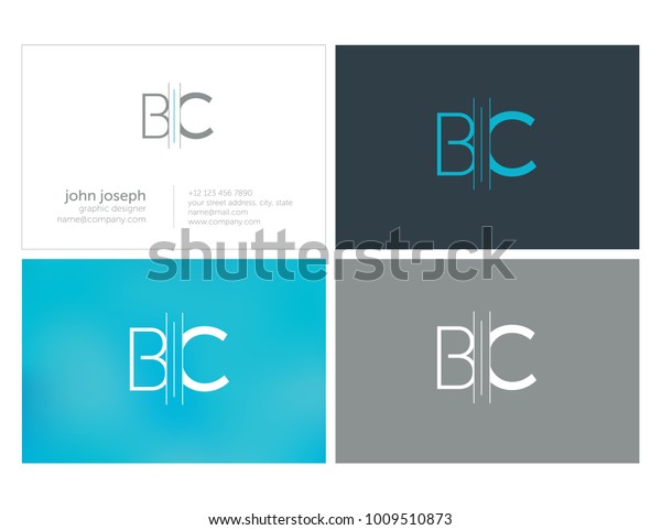 Letters Bc B C Joint Logo Stock Vector (Royalty Free) 1009510873 ...