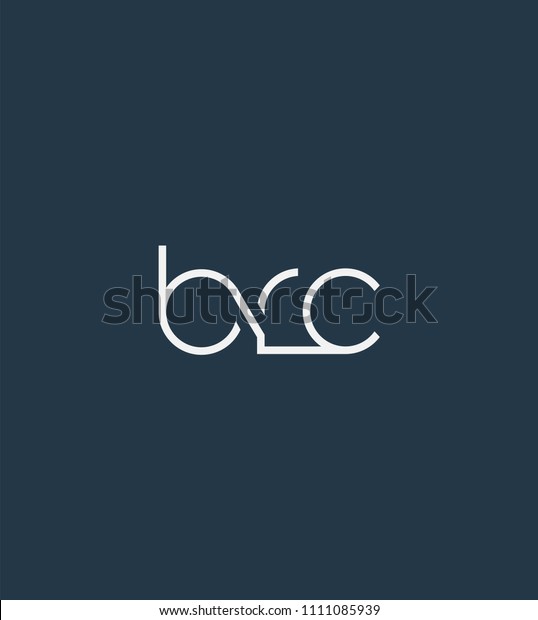 Letters Brc Joint Logo Icon Vector Stock Vector (Royalty Free ...