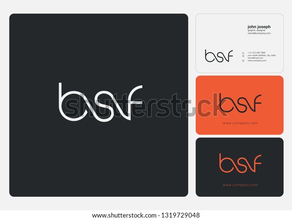 Letters Bsf B S F Logo Stock Vector (Royalty Free) 1319729048 ...