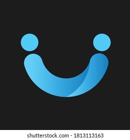 Letters C Smile Gradient Logo Stock Vector (Royalty Free) 1813113163 ...