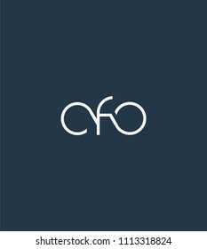 Letters Cfo Joint Logo Icon Vector Stock Vector (Royalty Free ...