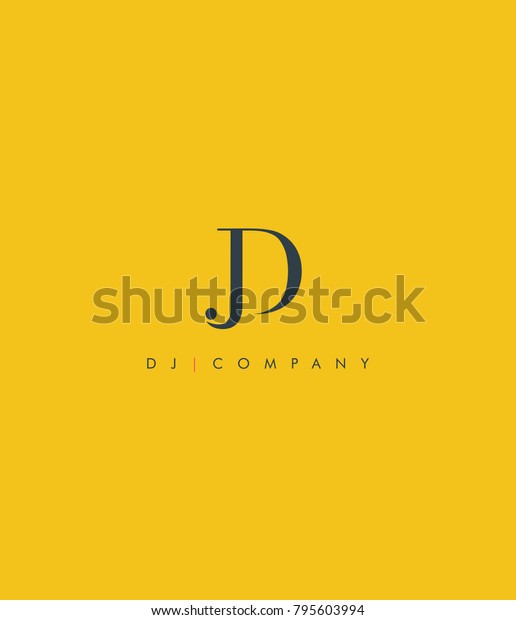 Letters D J Jd Joint Logo Stock Vector (Royalty Free) 795603994 ...