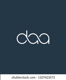 Letters Daa Joint Logo Icon Vector Stock Vector (Royalty Free ...