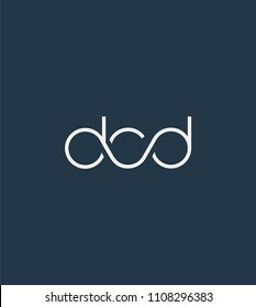 Letters Dcd Joint Logo Icon Vector Stock Vector (Royalty Free ...