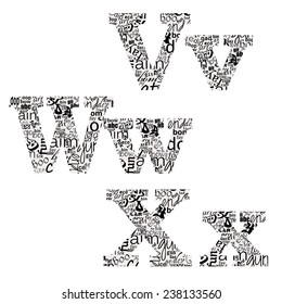 67 Vwx letters Images, Stock Photos & Vectors | Shutterstock