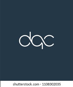 Letters Dqc Joint Logo Icon Vector Stock Vector (Royalty Free ...