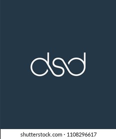 Vektor Stok Letters Dsd Joint Logo Icon Vector (Tanpa Royalti ...