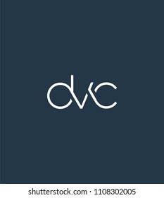 Letters Dvc Joint Logo Icon Vector: vector de stock (libre de regalías ...