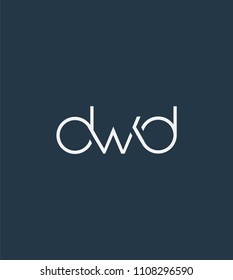 Letters Dwd Joint Logo Icon Vector Stock Vector (Royalty Free ...