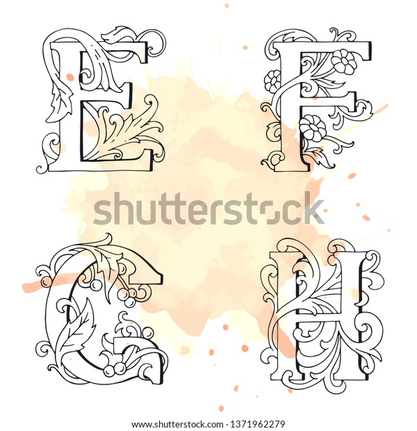 129 Letter H Drop Cap Images, Stock Photos & Vectors | Shutterstock