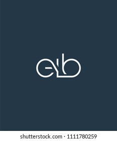 Letters Elb Joint Logo Icon Vector Stock Vector (Royalty Free ...