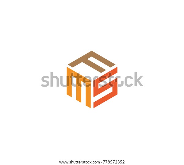 Letters Fms Logo Template Stock Vector (Royalty Free) 778572352